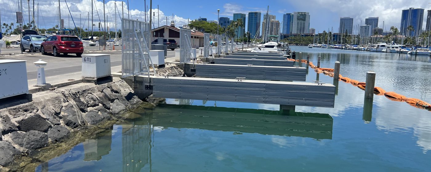 Ala Wai 600 Row Finger Pier Repair | Sea Engineering, Inc